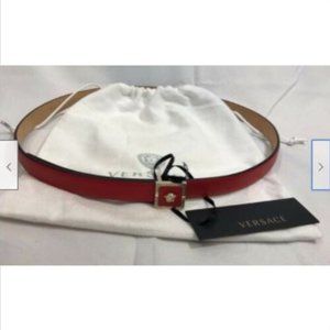 Versace | Accessories | Authentic Nwt Versace Womens Belt Red 9 36 ...